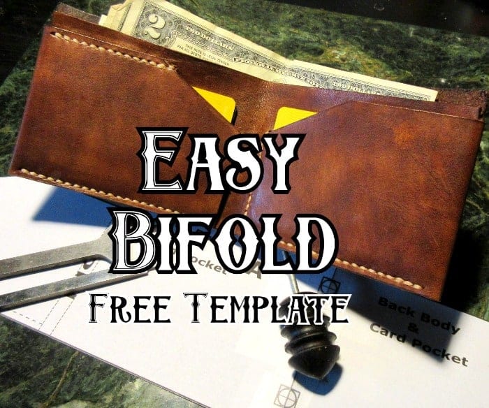 Free Simple Bifold Wallet Template Maze Leather