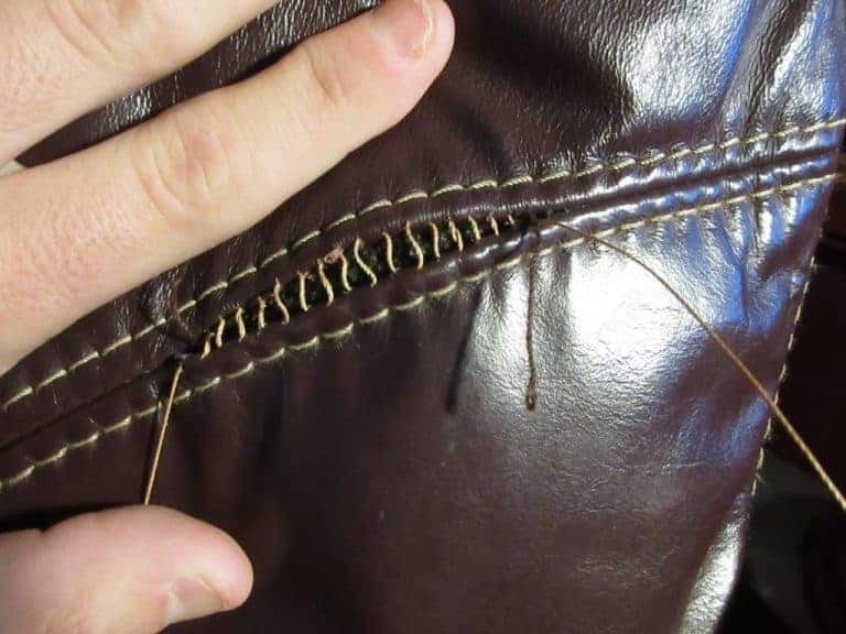 How To Repair A Broken Seam In Leather Upholstery