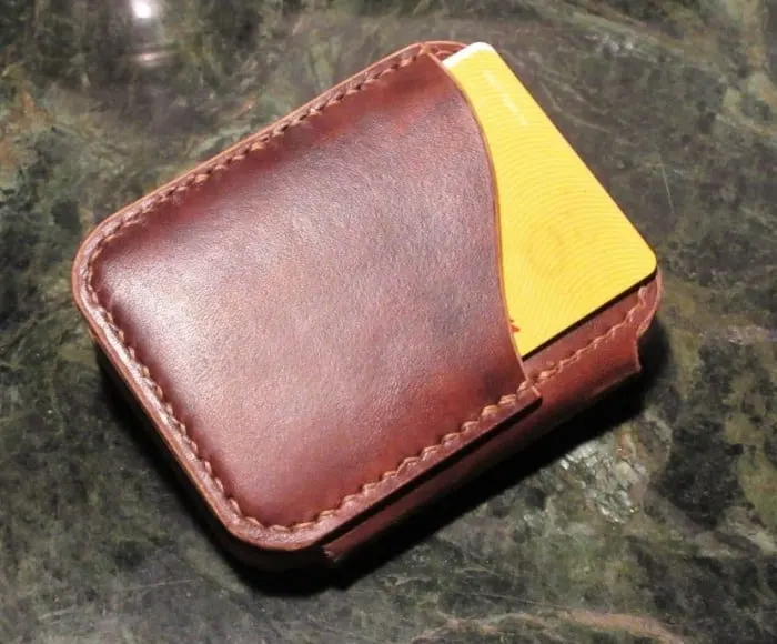Compact BiFold Wallet Template - Maze Leather