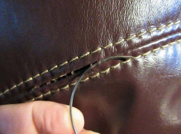How To Repair A Broken Seam In Leather Upholstery