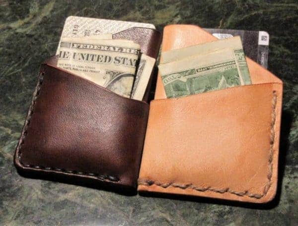 Free Slim Wrapped Wallet Template - Maze Leather