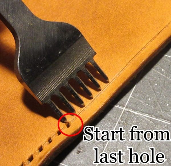6 Steps To Hand Sew Leather - Maze Leather