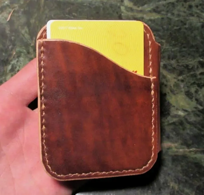 Compact BiFold Wallet Template - Maze Leather