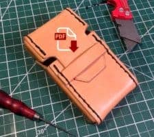 Free Leather Money Clip Wallet Template - Maze Leather